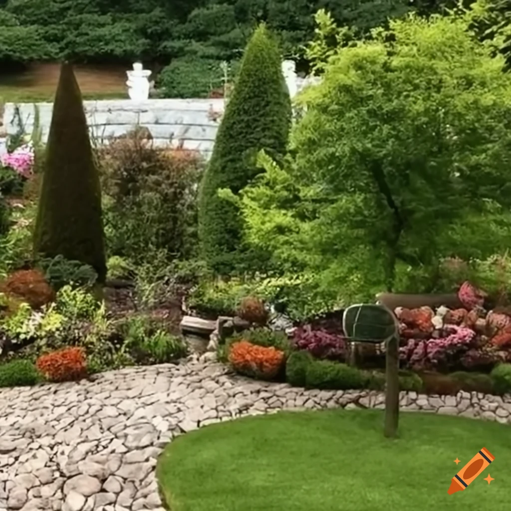Creation of a unique landscape on Craiyon
