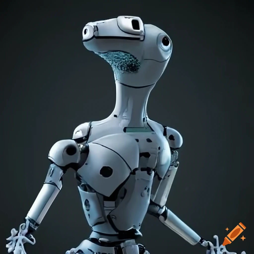 Progressive gecko with robotic enhancements