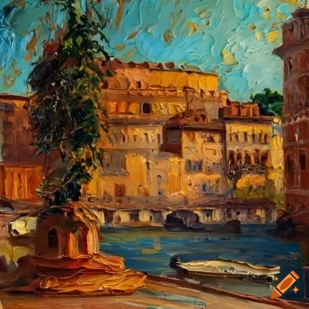 Sunrise on the river by louis valtat painting on Craiyon