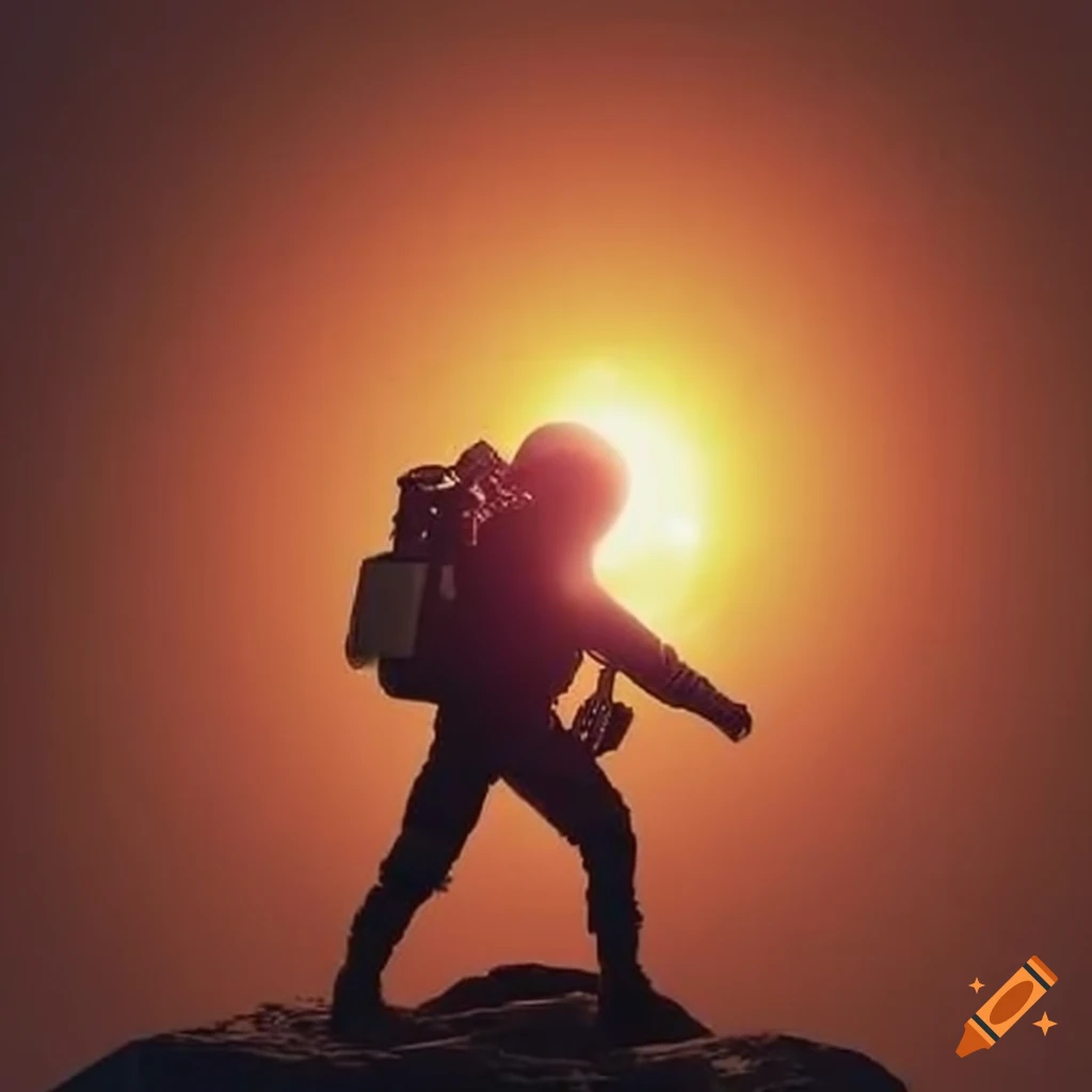 Astronauts detecting a heatwave in space