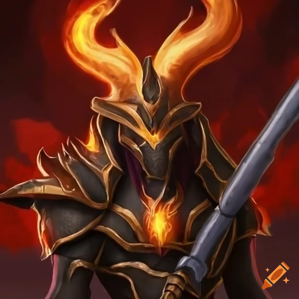 Illustration of a mighty protoss warrior in epic armor on Craiyon