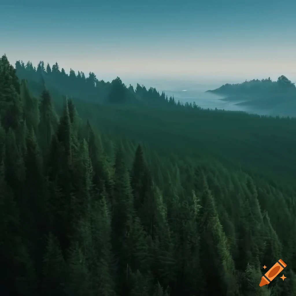 Forest view on Craiyon