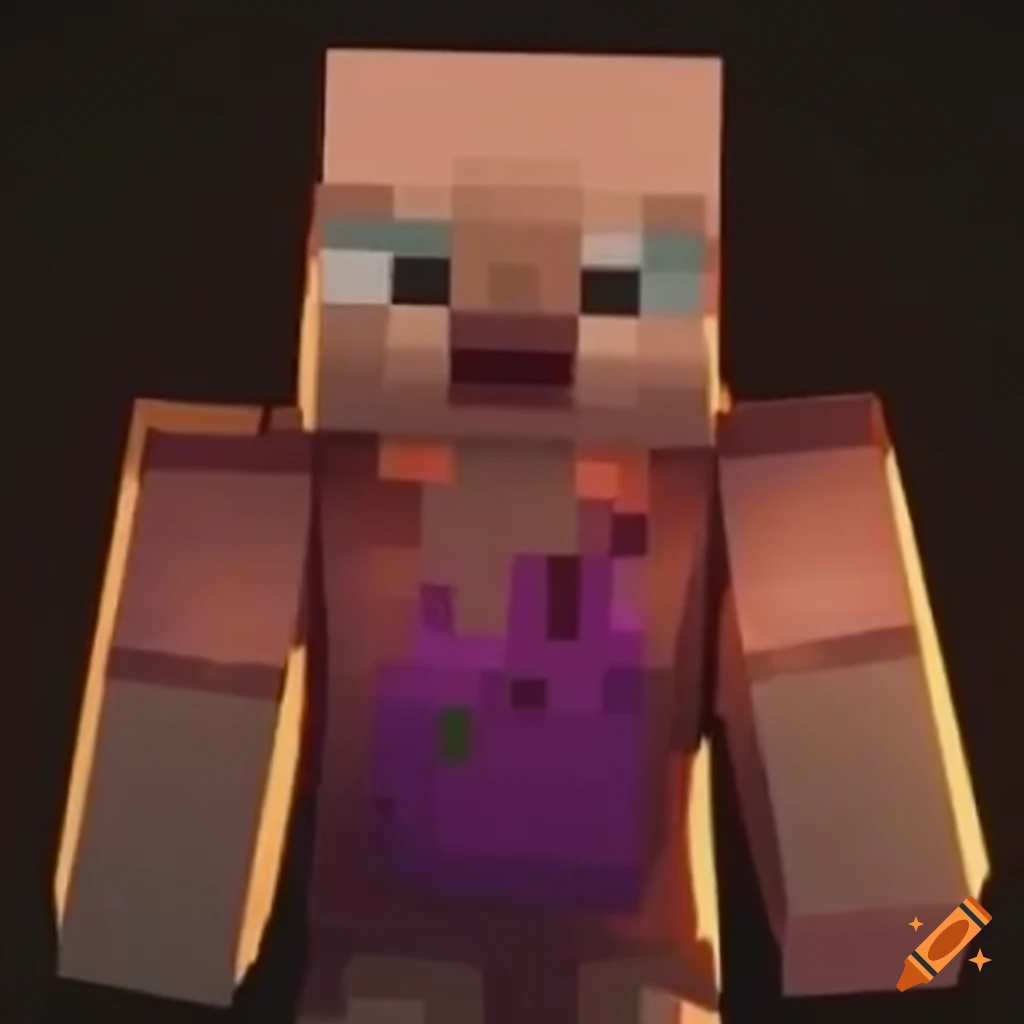 Minecraft split personality on Craiyon