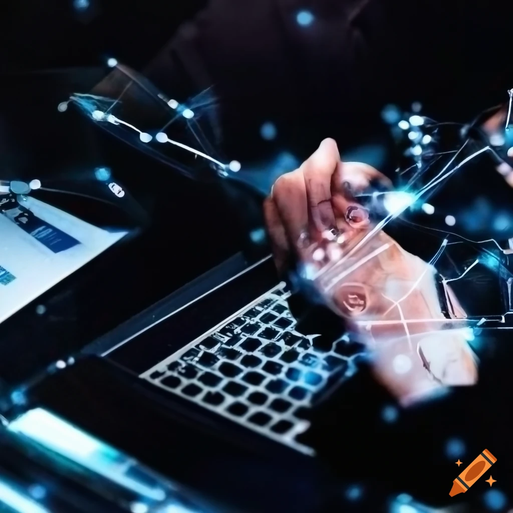 Website for software development and network engineering services on Craiyon