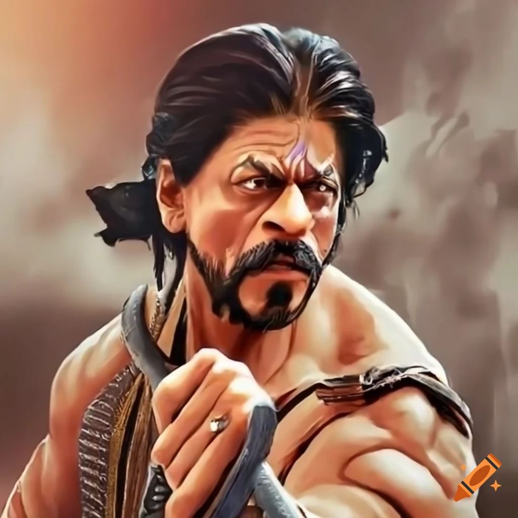 Image of Shah Rukh Khan as Lord Ram on Craiyon
