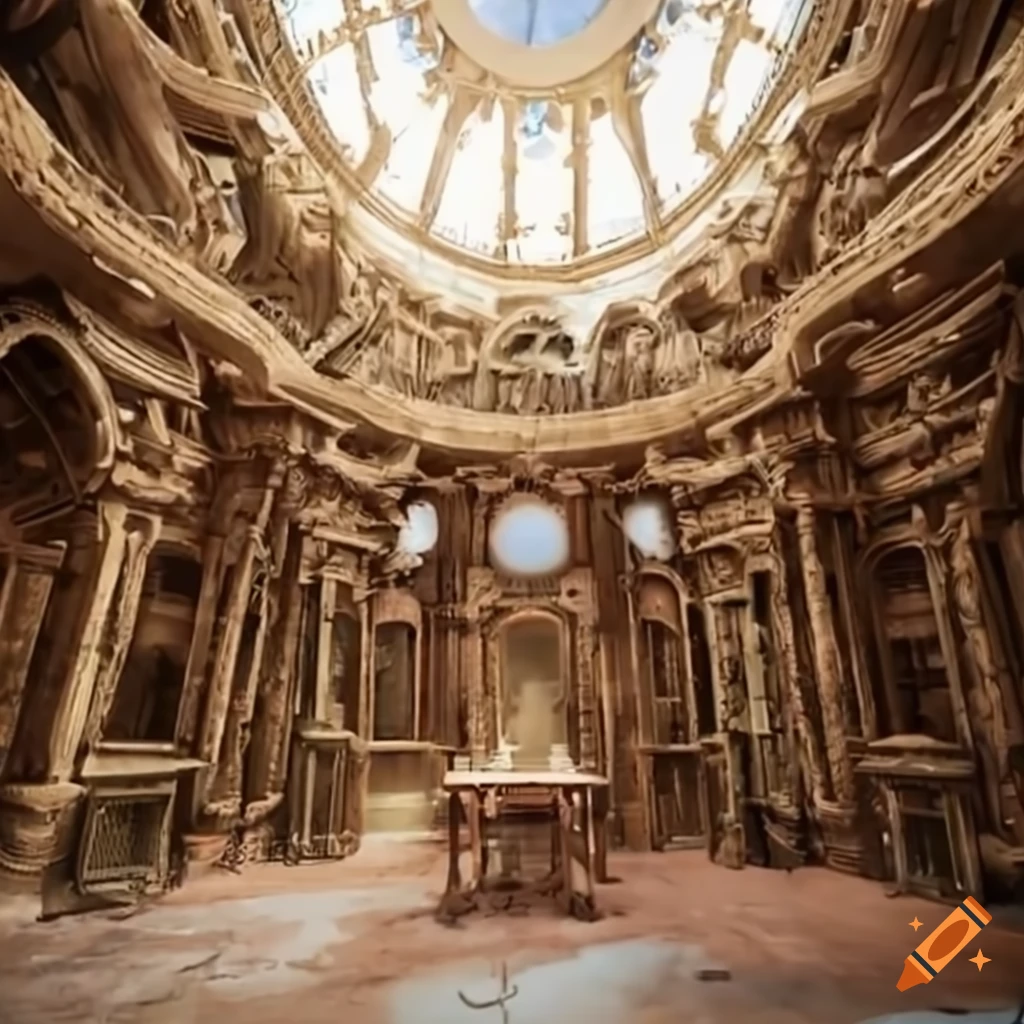 Image of intricate architectural construction