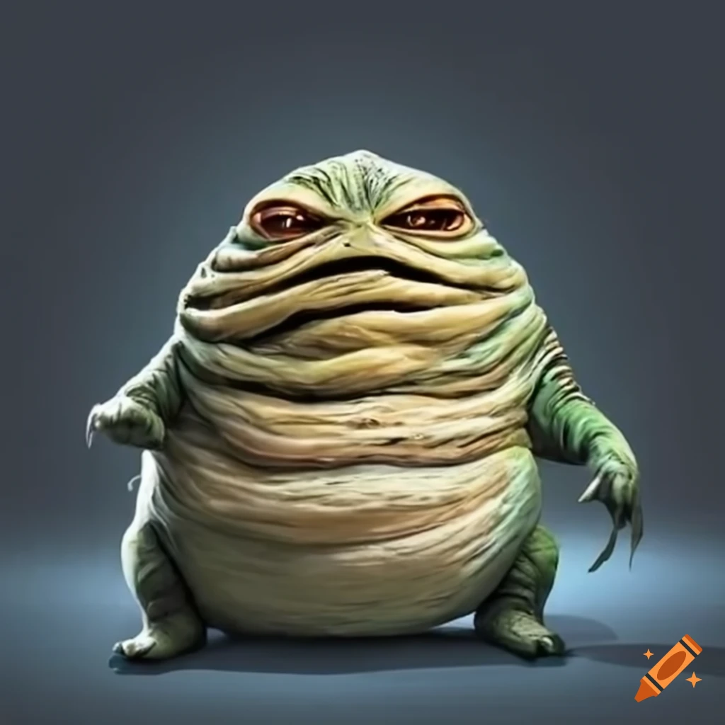 Jabba the Hutt as a Volkswagen Beetle fan art on Craiyon