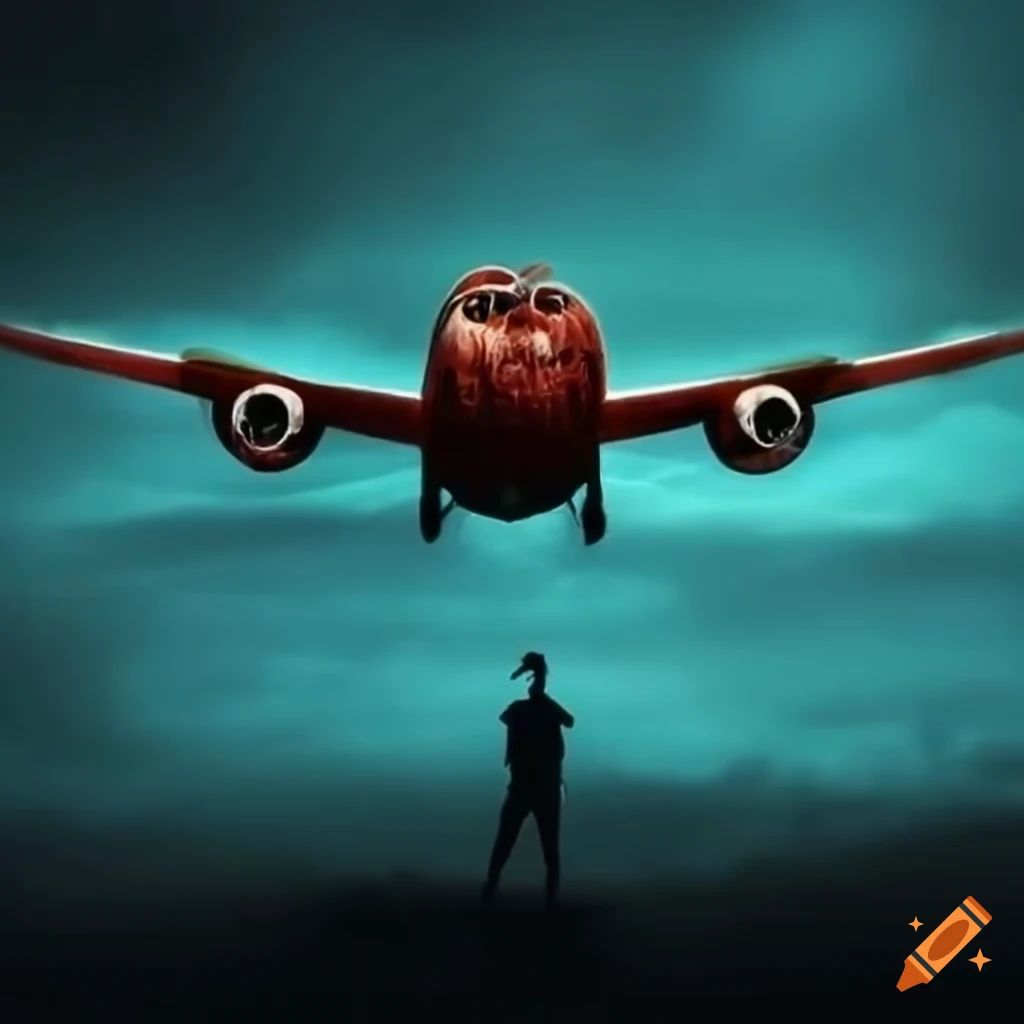Scary Plane Image On Craiyon