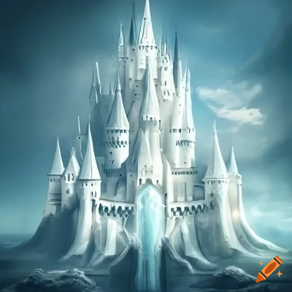 White fantasy castle