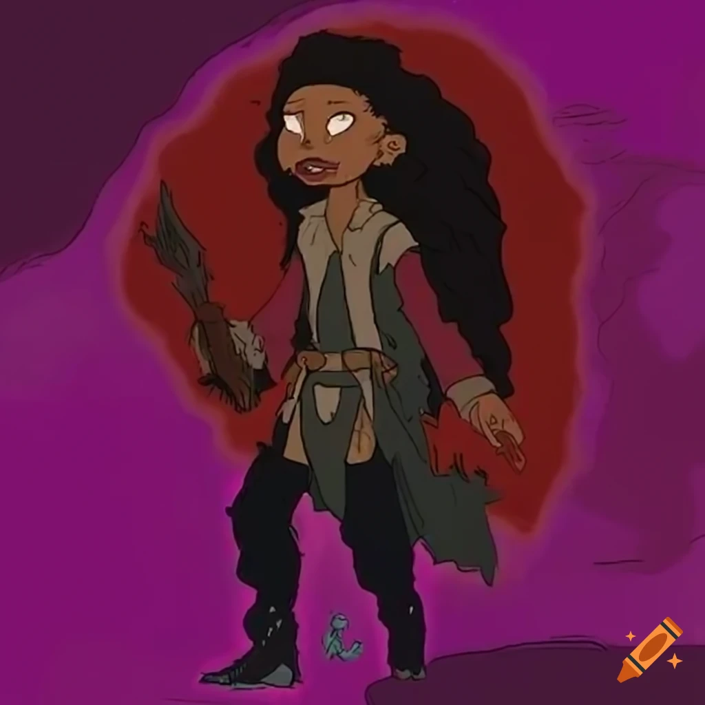 Axel character in the dark crystal style