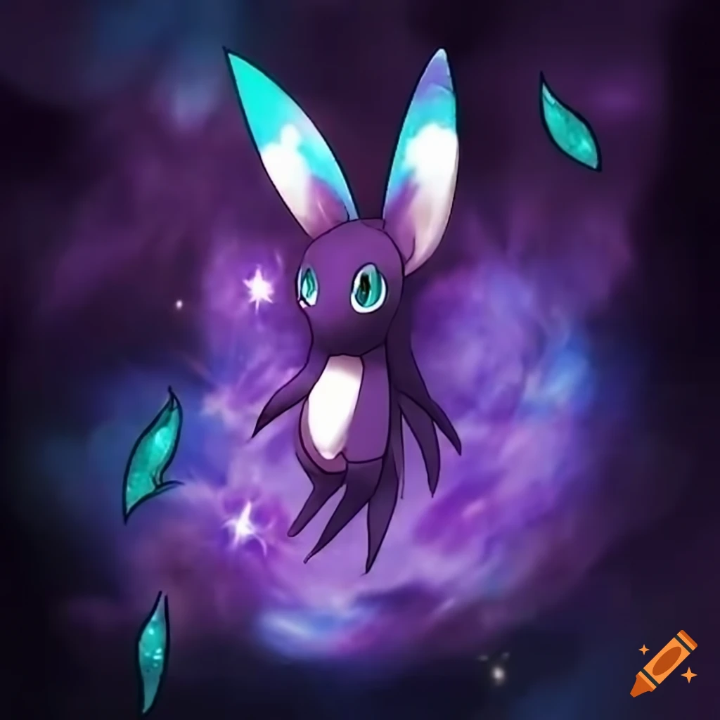 Elegant and mysterious psychic/fairy pokémon