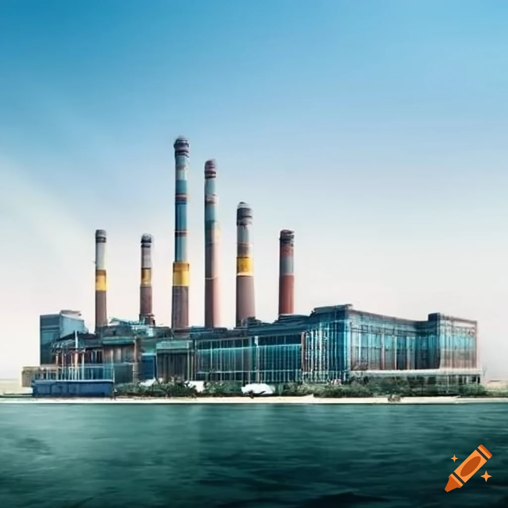 Photo of a large factory building in china on Craiyon