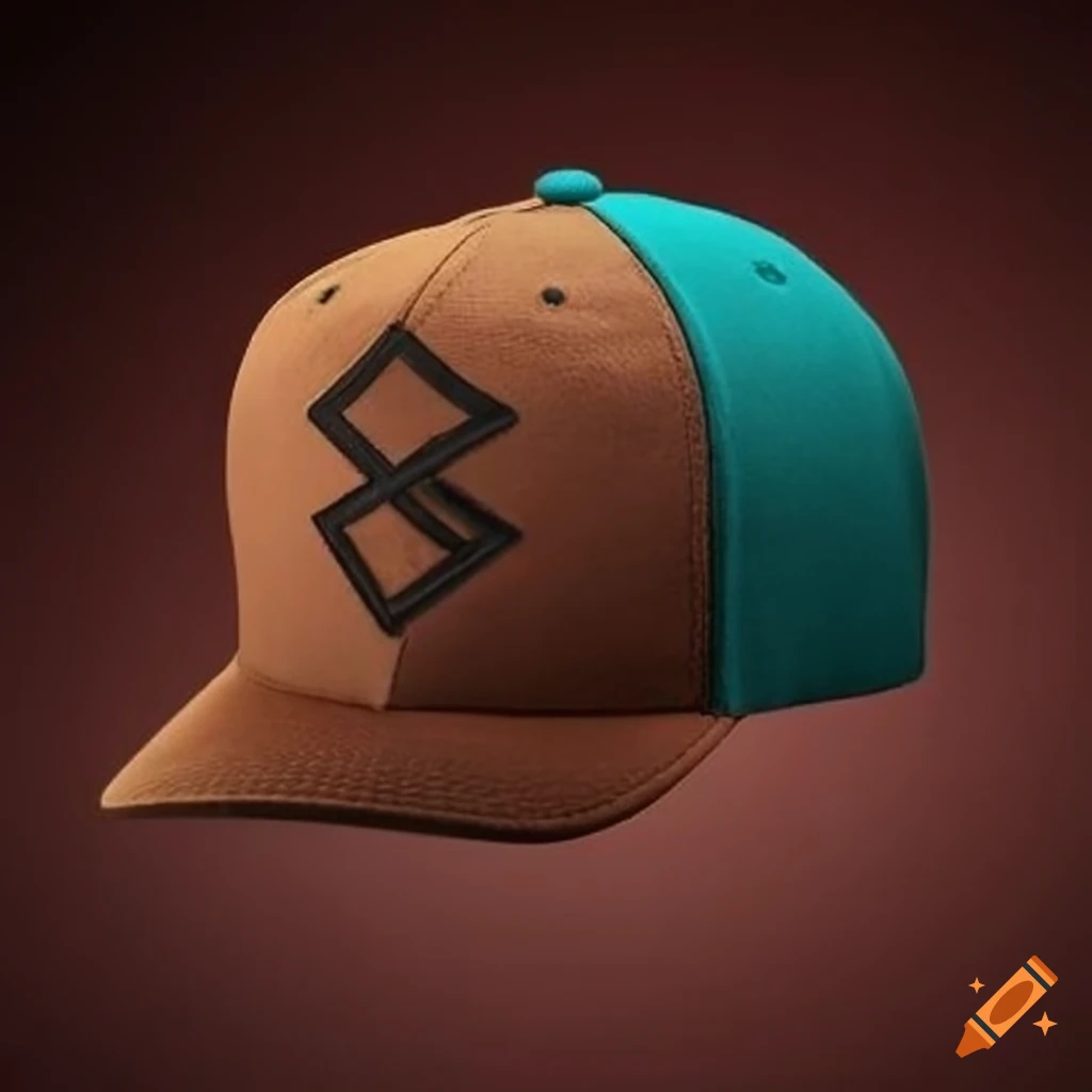 Rune styled cap design on Craiyon