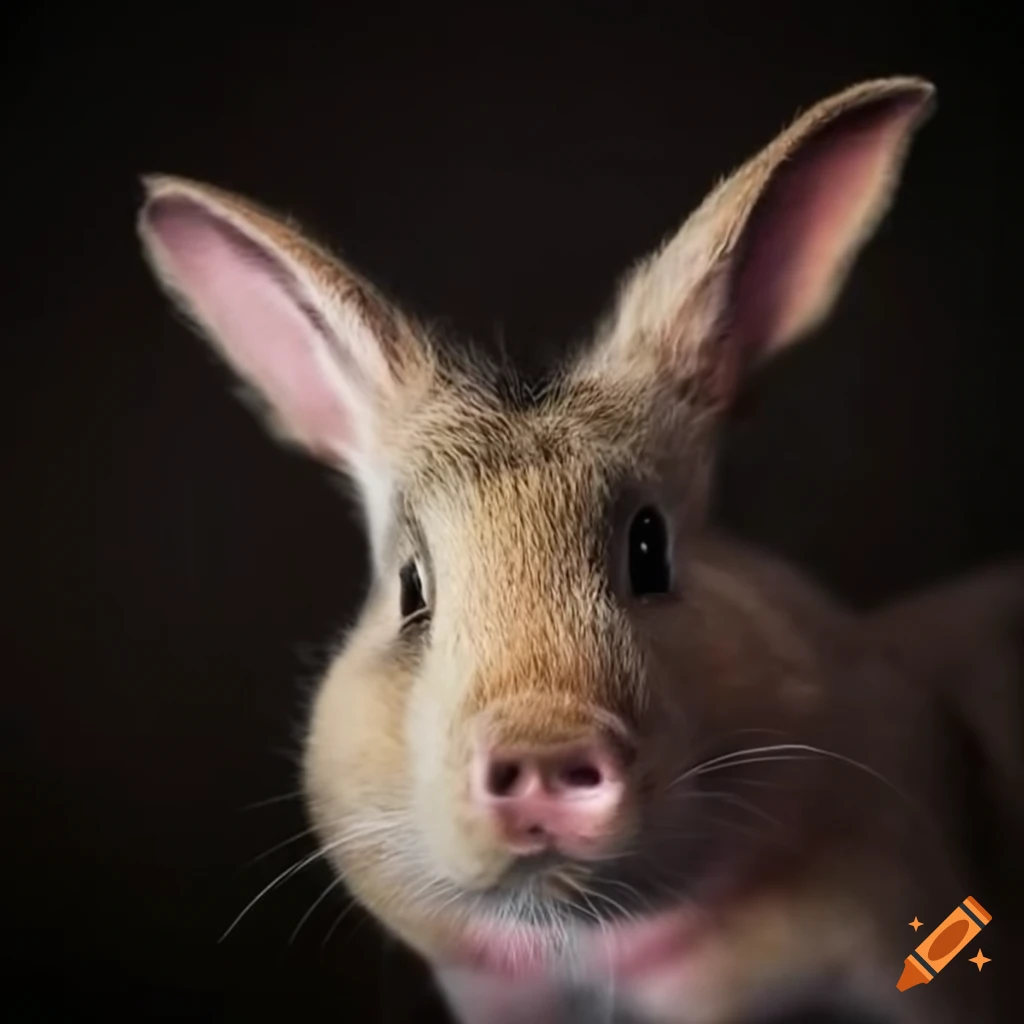 Adorable bunny-pig hybrid on Craiyon