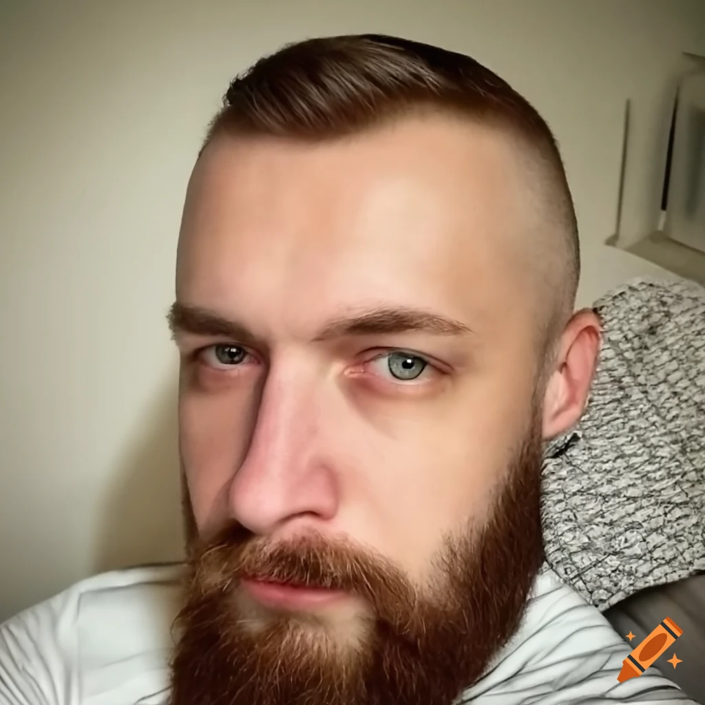 Portrait of a slavic man for social network on Craiyon