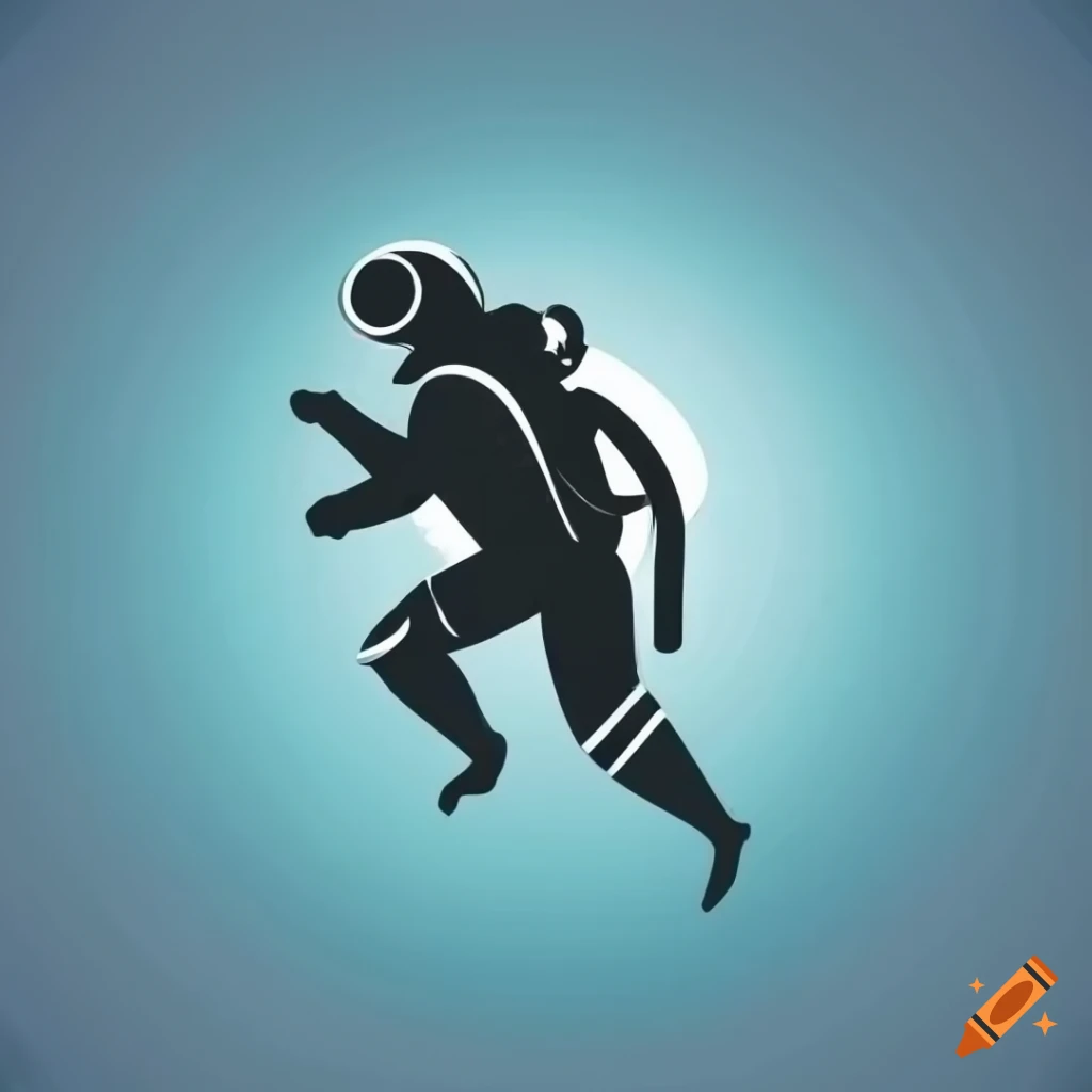 Sleek and stylish vector diver logo design