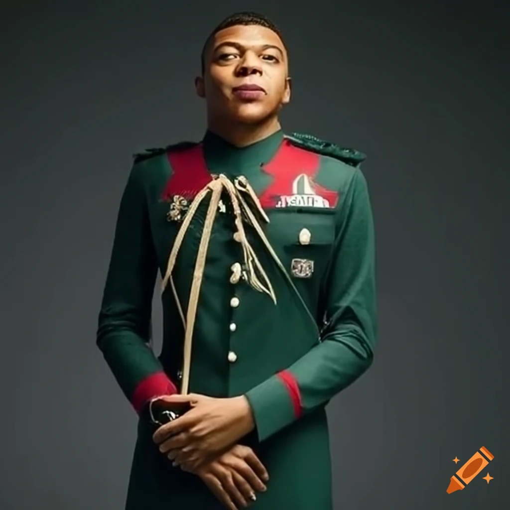 Mbappe with ballon d'or on Craiyon
