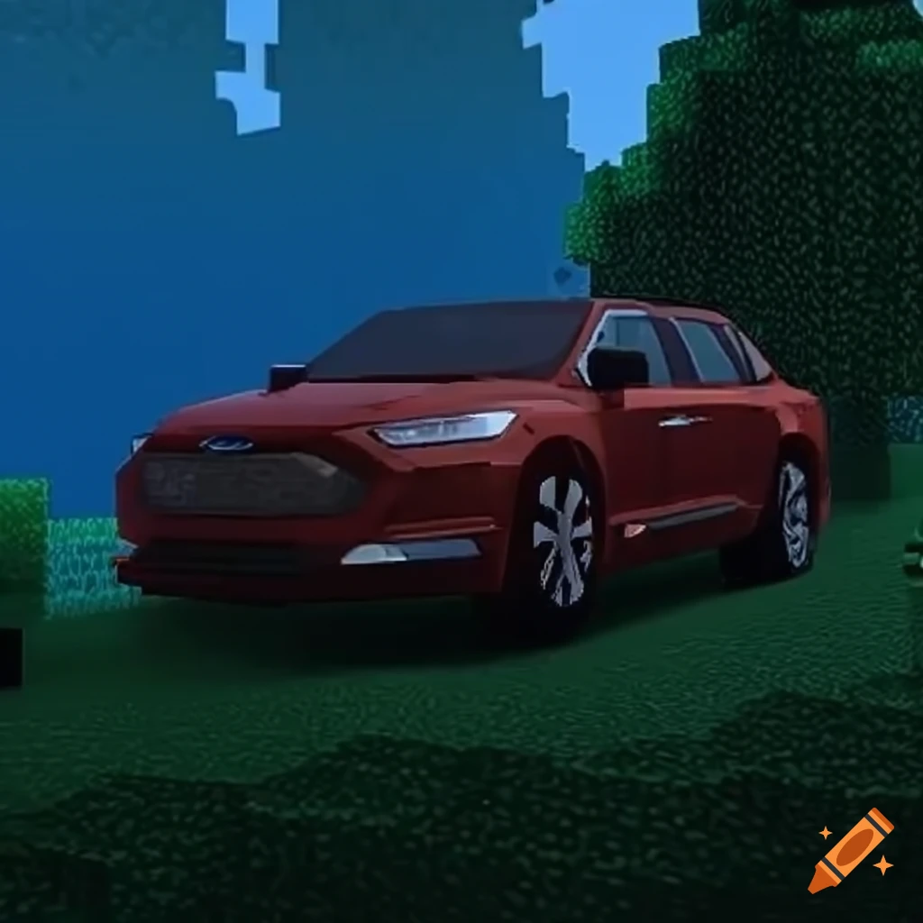 Minecraft ford taurus on Craiyon
