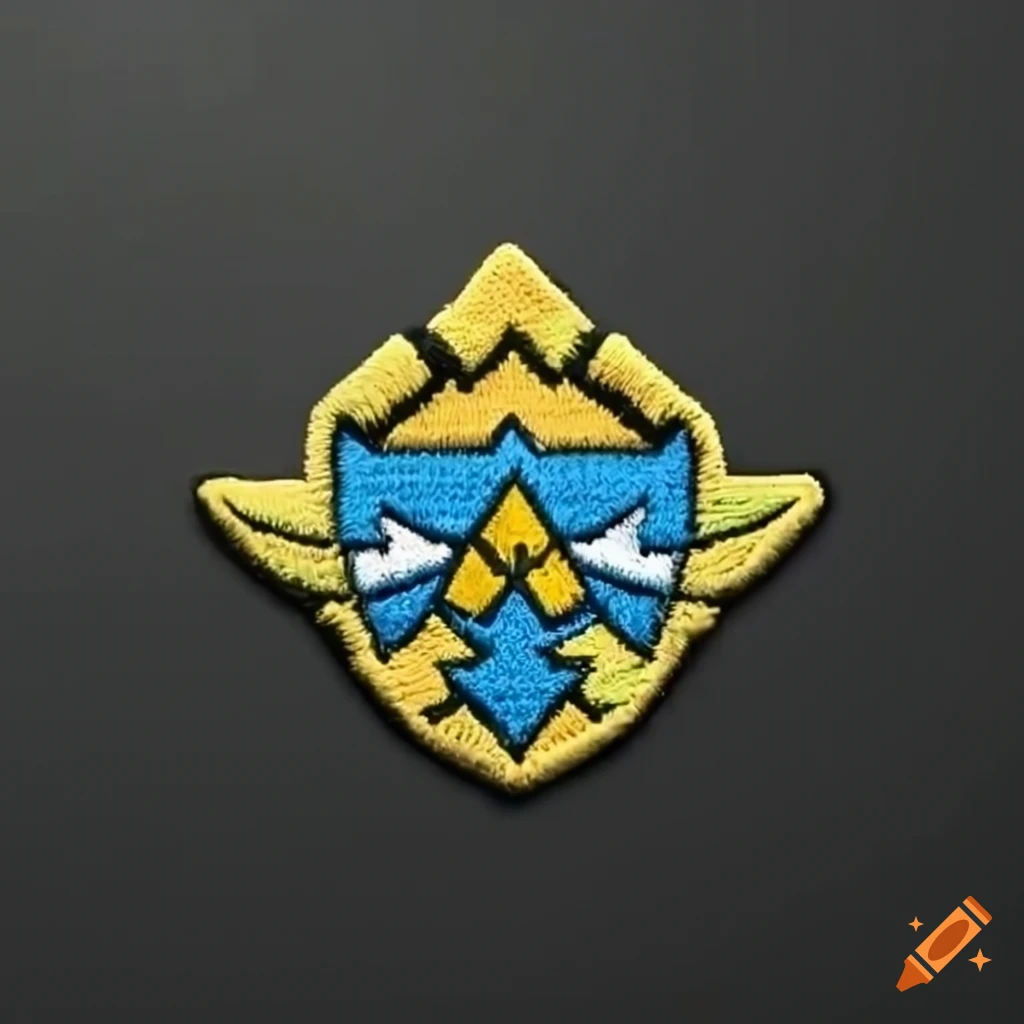 Zelda-inspired logo patch design