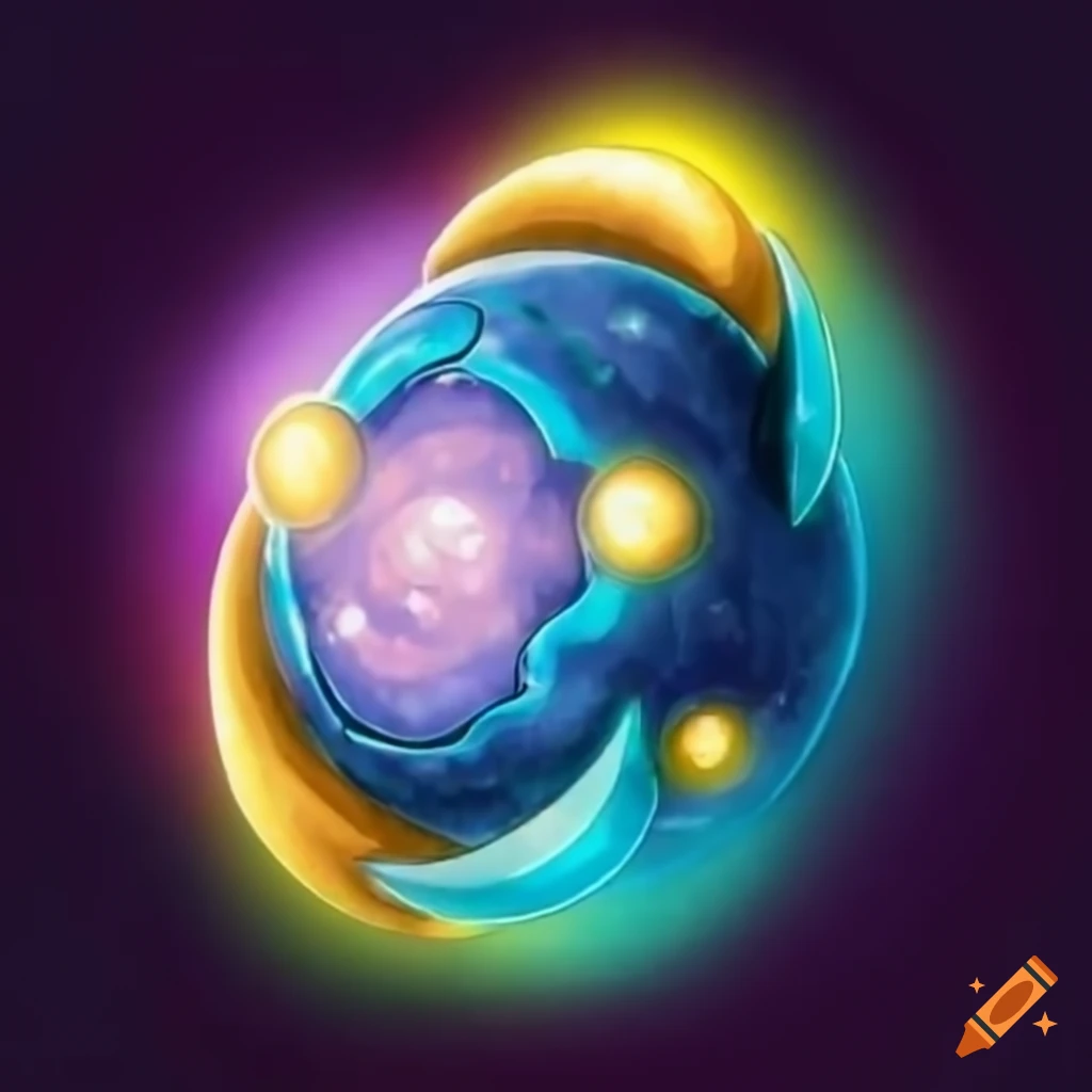 Image of a celestial orb pokemon