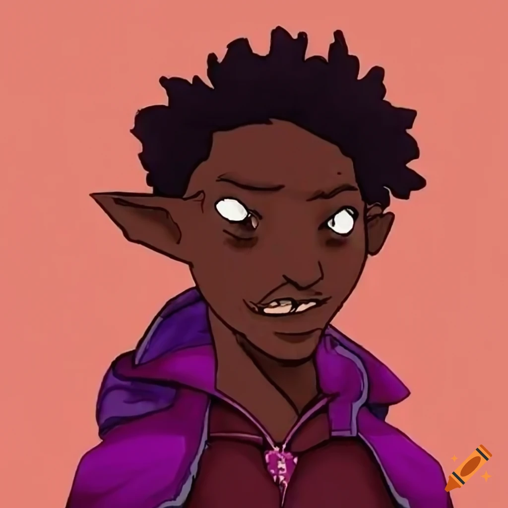 Axel character in the dark crystal style