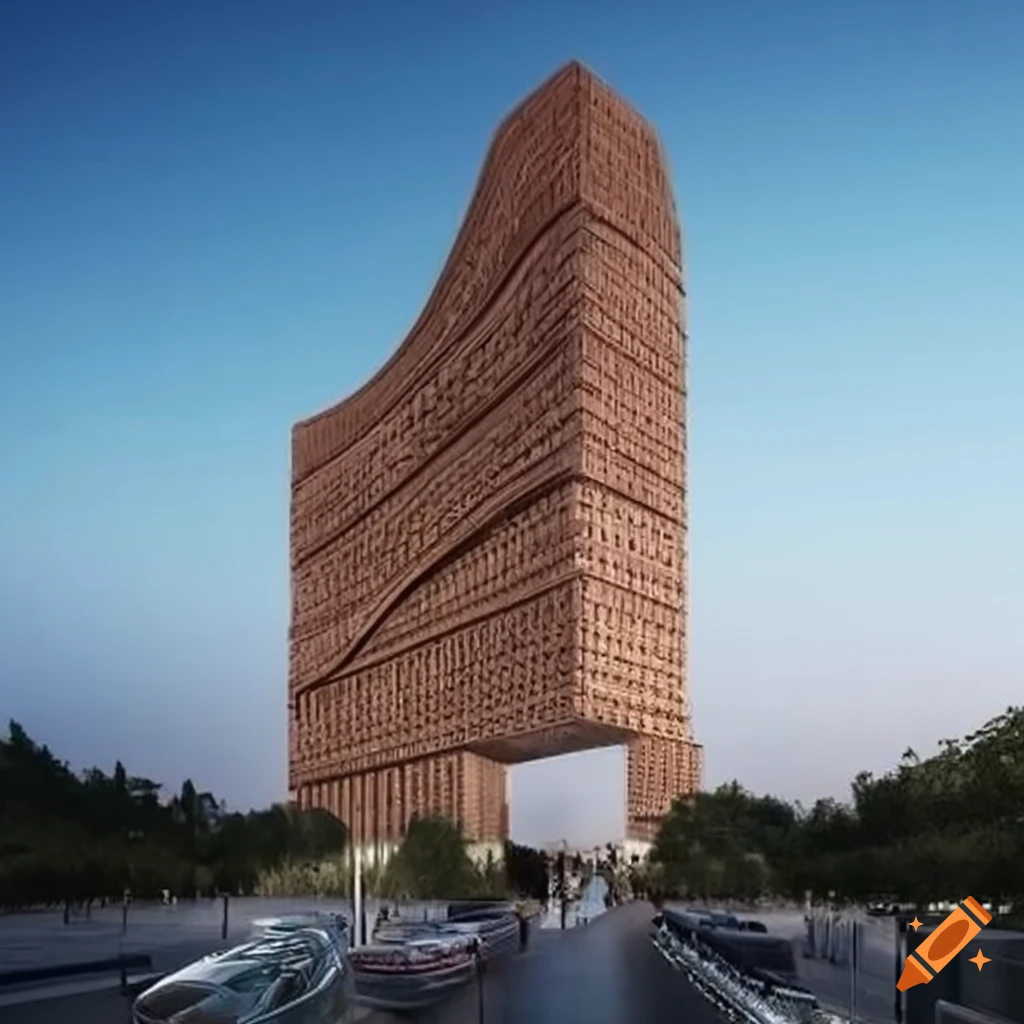 Zaha hadid-inspired future residential tower in tehran
