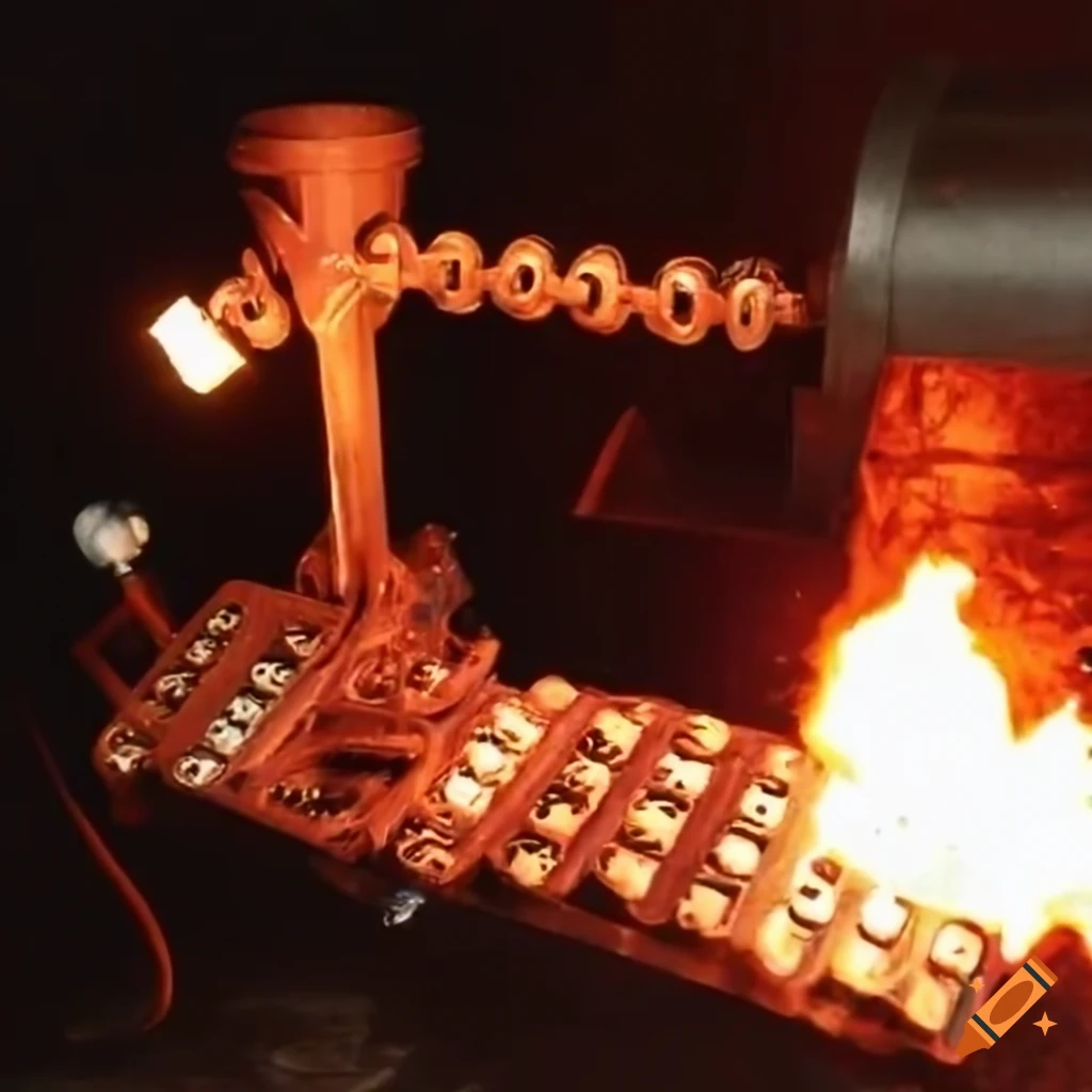 Rube goldberg machine in action on Craiyon