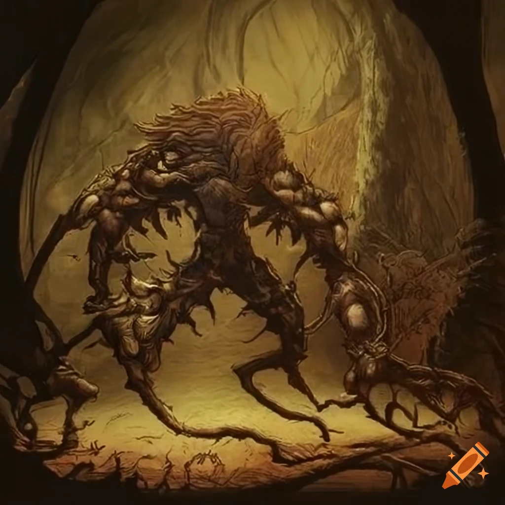 2d platform game enemy character named CARLOS SCHWABE on Craiyon