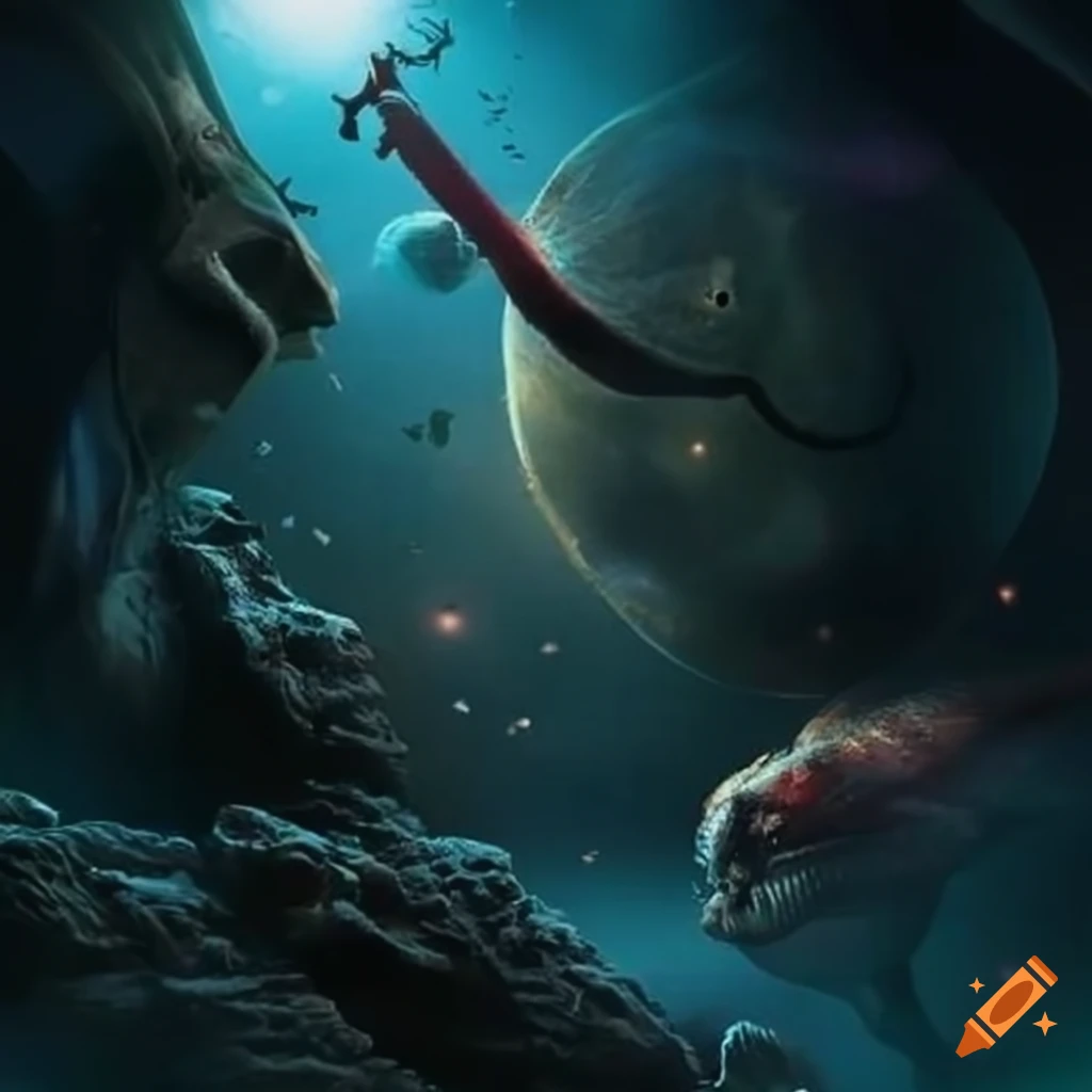 Illustration of a new discovery on Craiyon