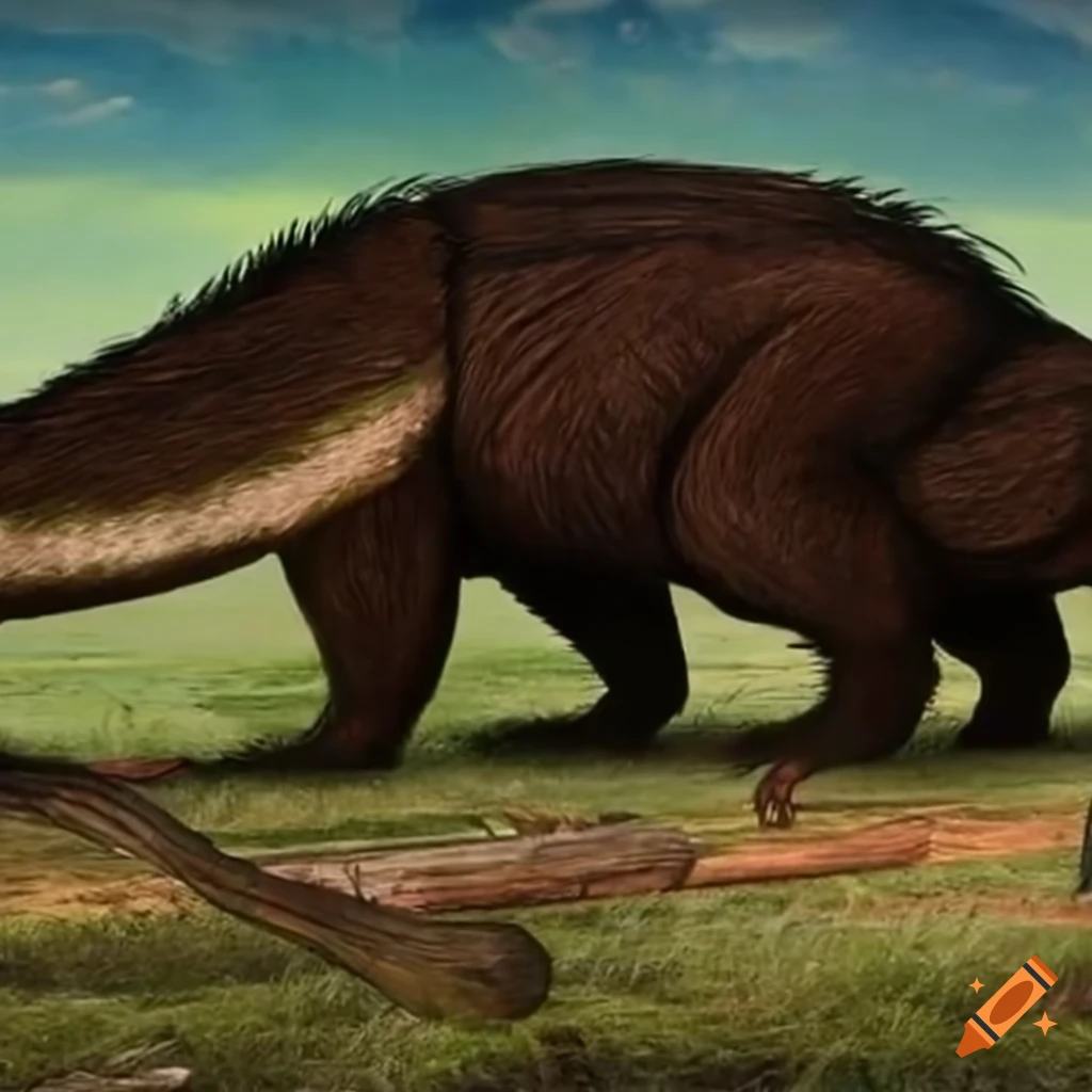 Super-realistic depiction of a giant animal in brasilia on Craiyon