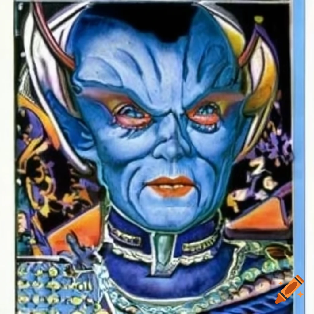 Babylon 5 artwork by alan aldridge on Craiyon