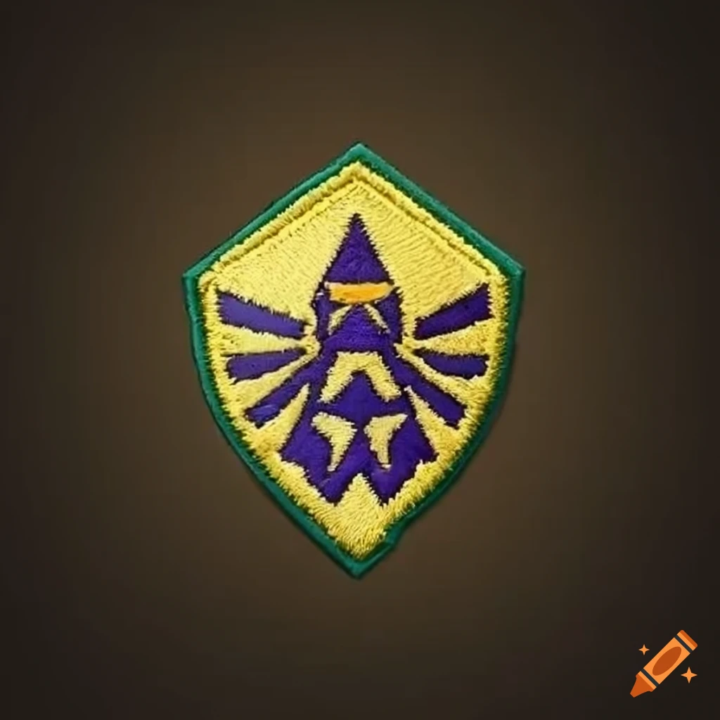 Zelda game logo patch on Craiyon