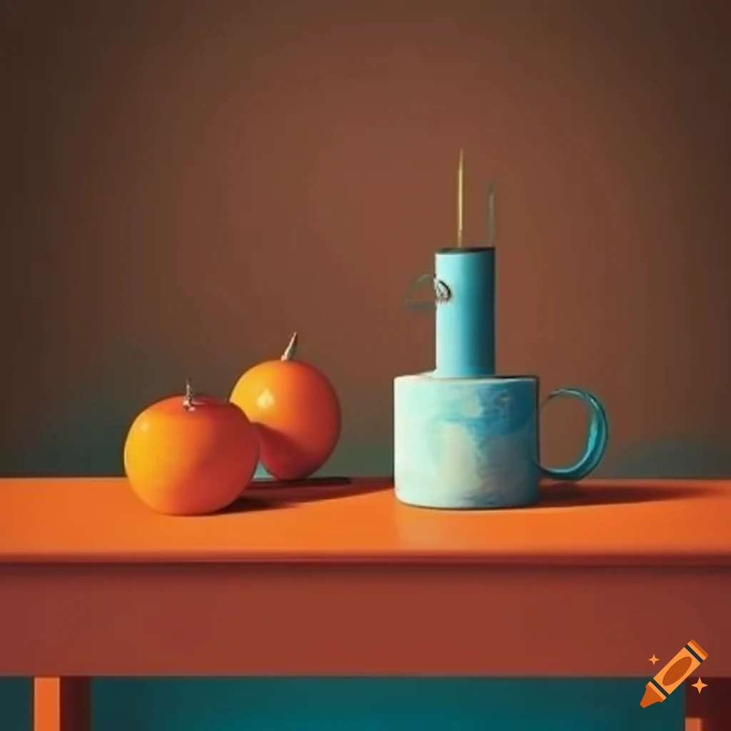 Vibrant kitchen table artwork inspired by van gogh on Craiyon