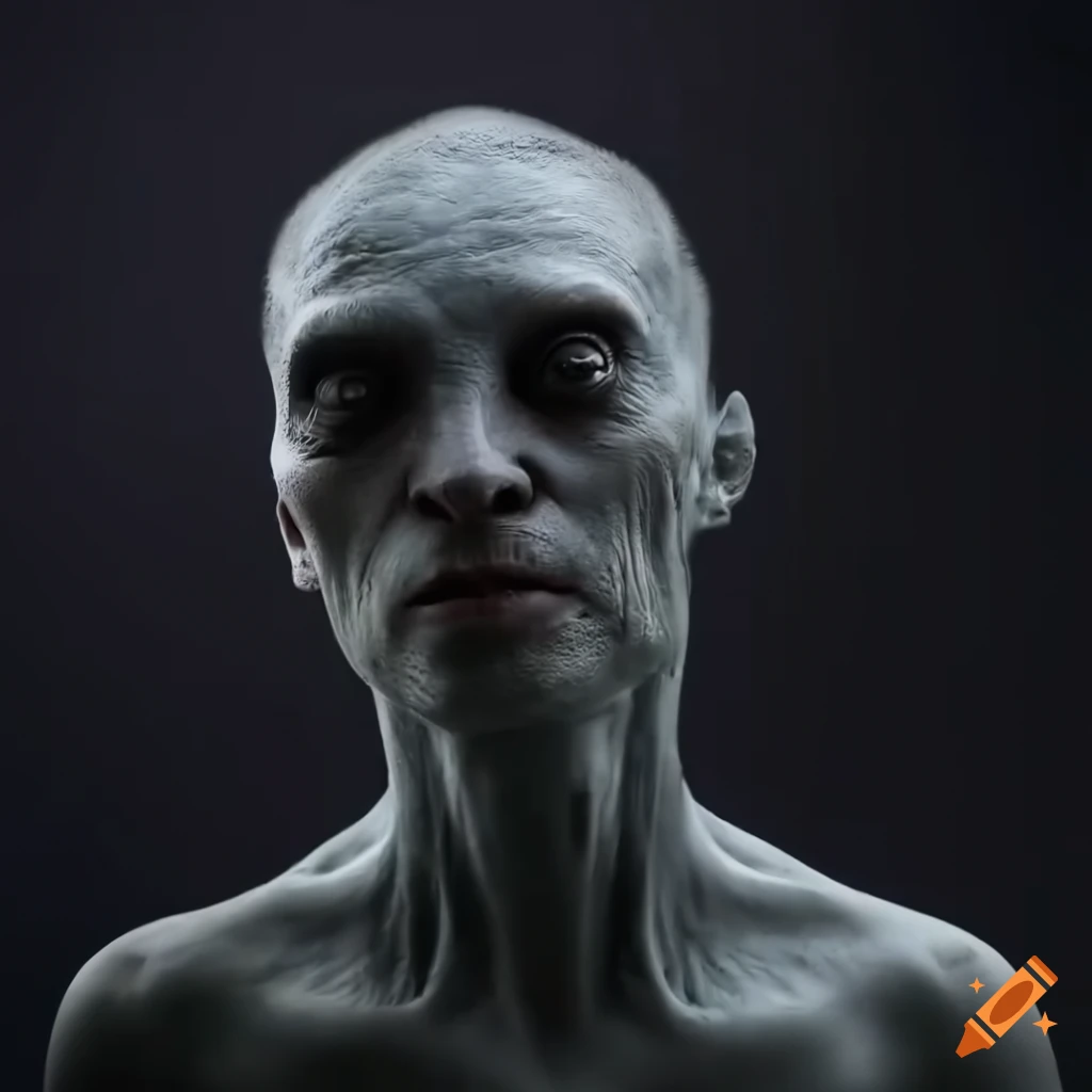 Eldritch horror mechanical alien resembling a cenobite on Craiyon