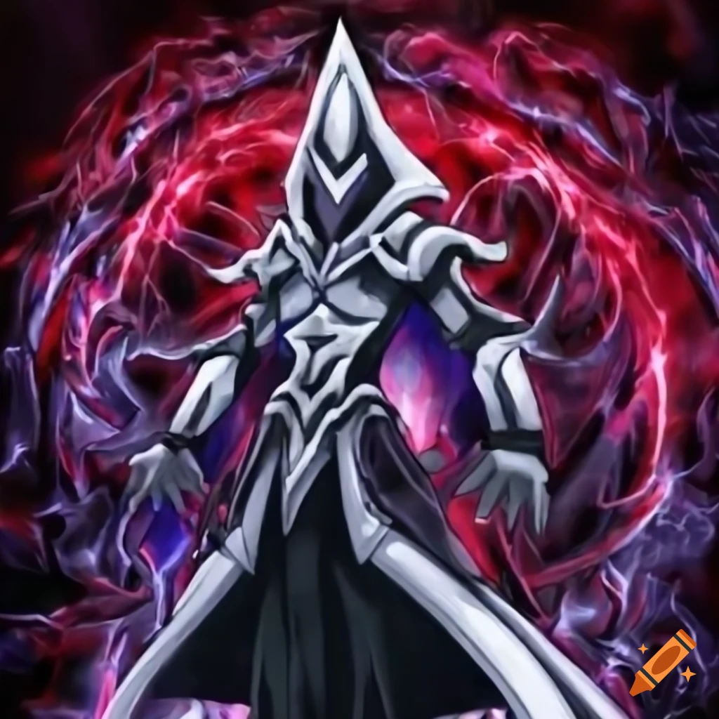 Galactic overlord in armor with dark energy in anime style on Craiyon