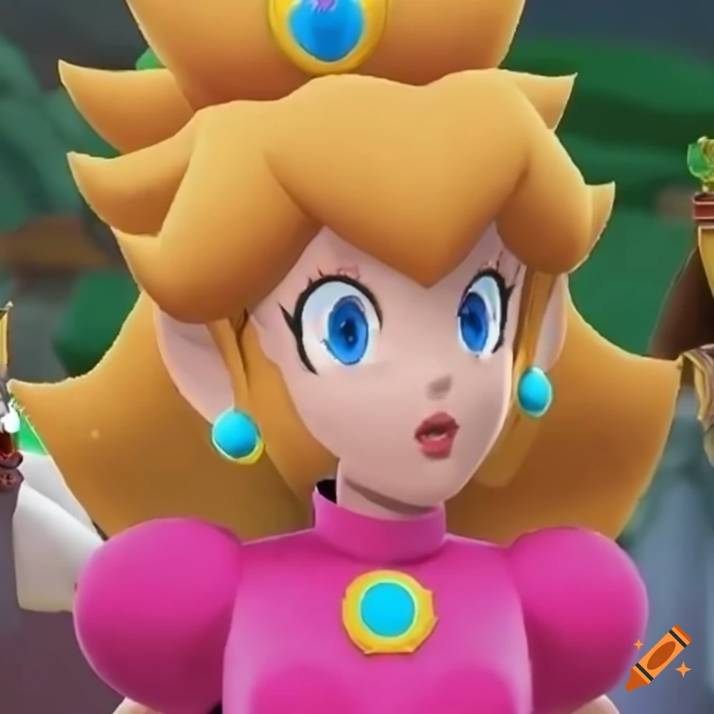 Fnf princess peach idle animation on Craiyon