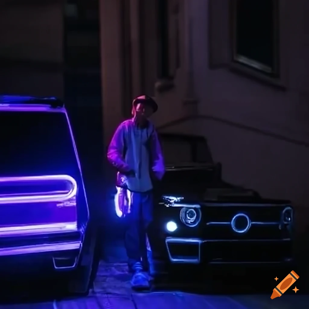 Tattooed rapper with pink hair and pink mclaren talking to cops on the ...