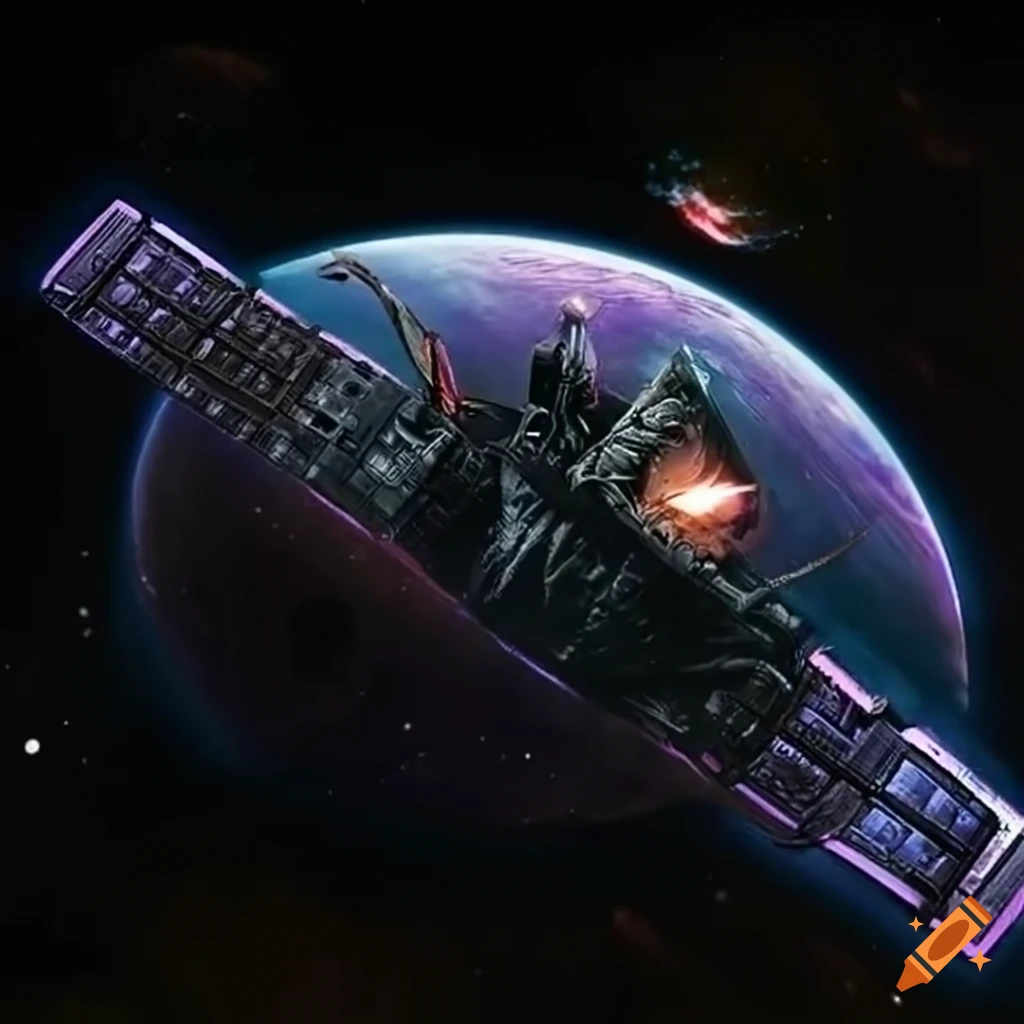 Image of thrilling space battles