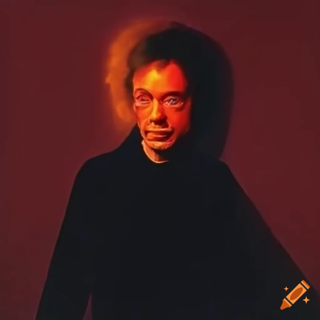 Surrealist portrait of jean-michel jarre on Craiyon