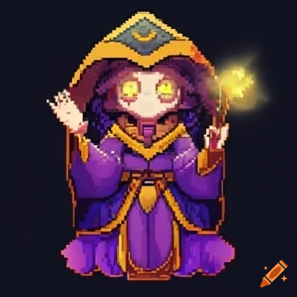 8bit mage god artwork on Craiyon