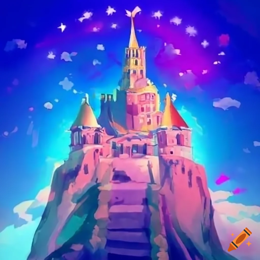 Picture of a castle on Craiyon