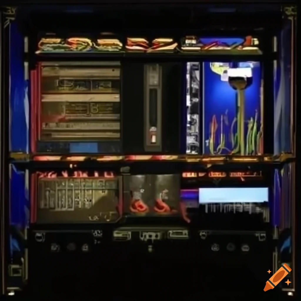 Arcade server setup on Craiyon