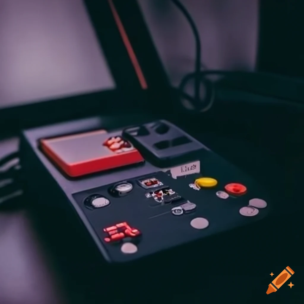 Image of a classic gaming console