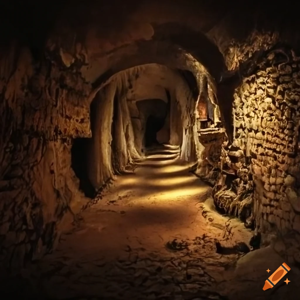 Creepy undercroft on Craiyon