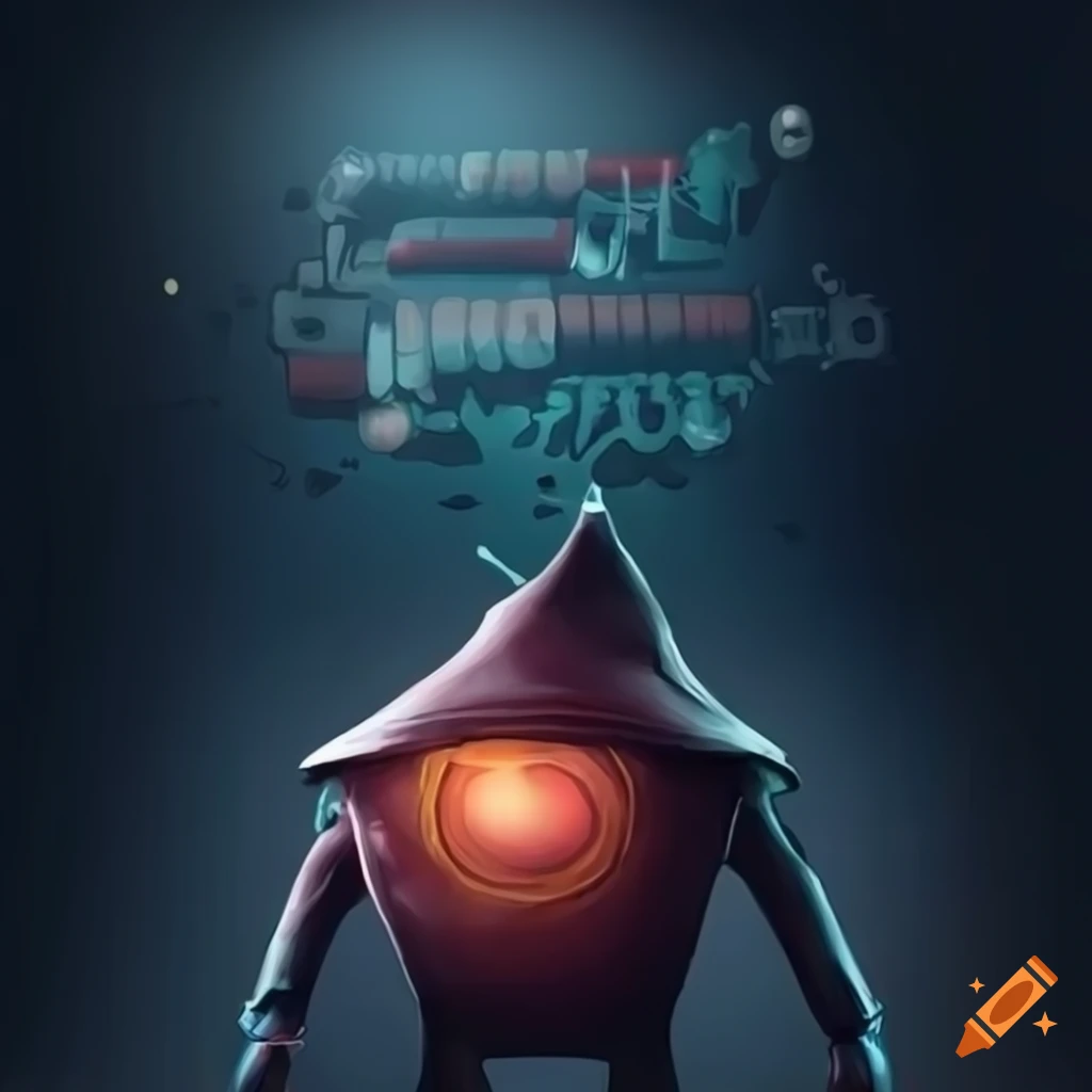 2d game character in computer style