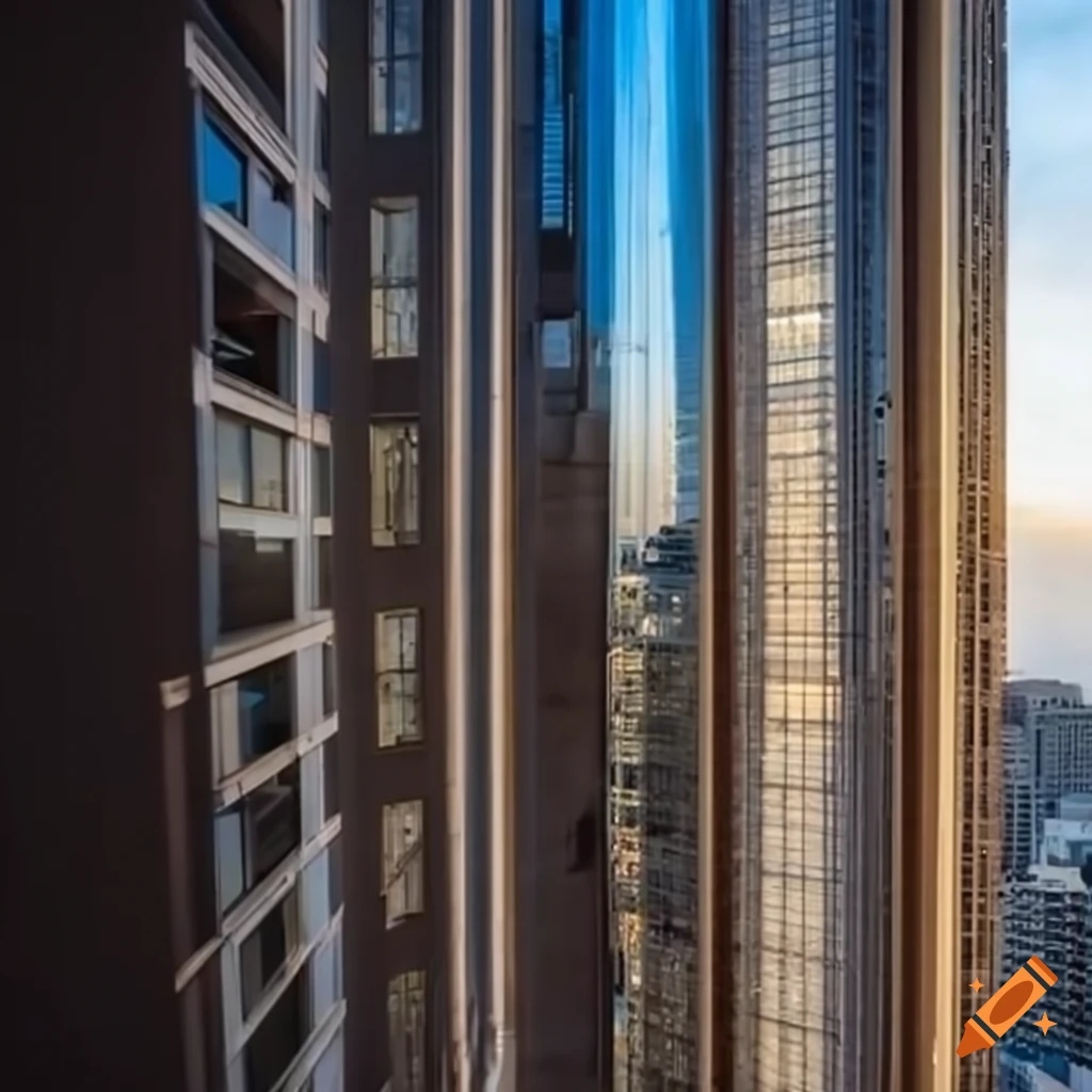 Luxury fully furnished apartment with big windows on Craiyon