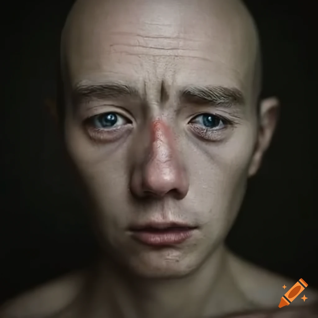 Illustration of Wojak meme on Craiyon