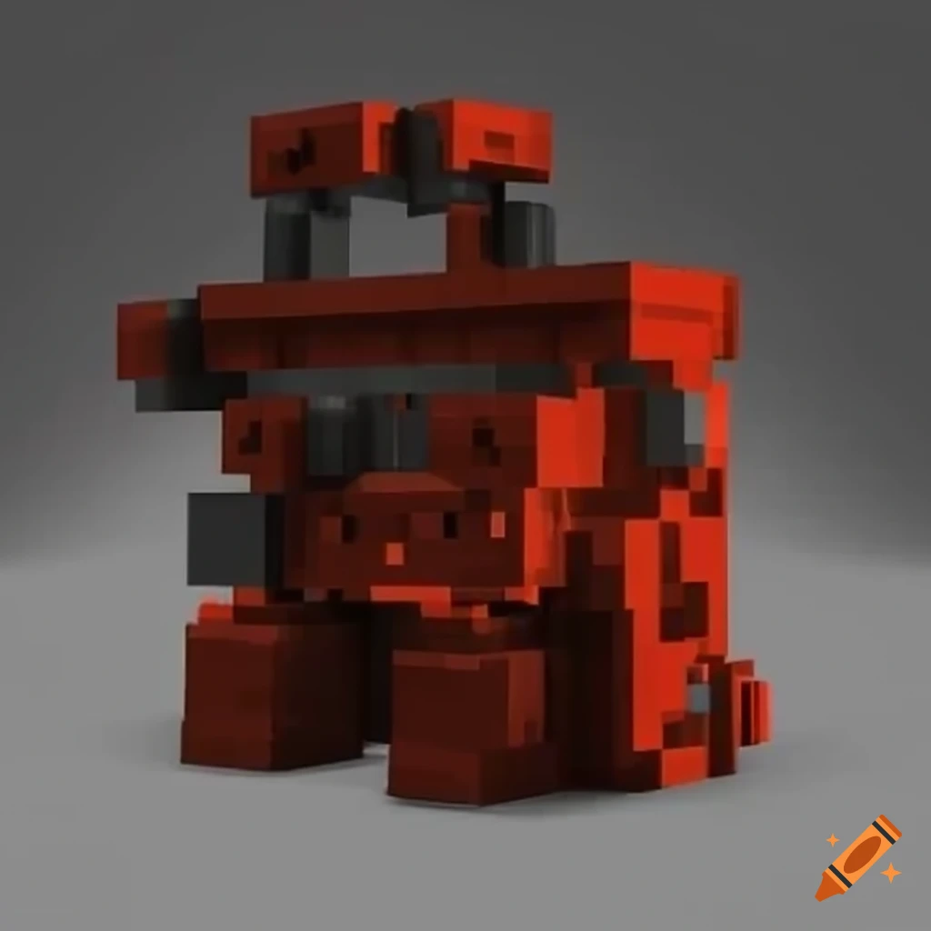 Image of redstone machinery in minecraft on Craiyon