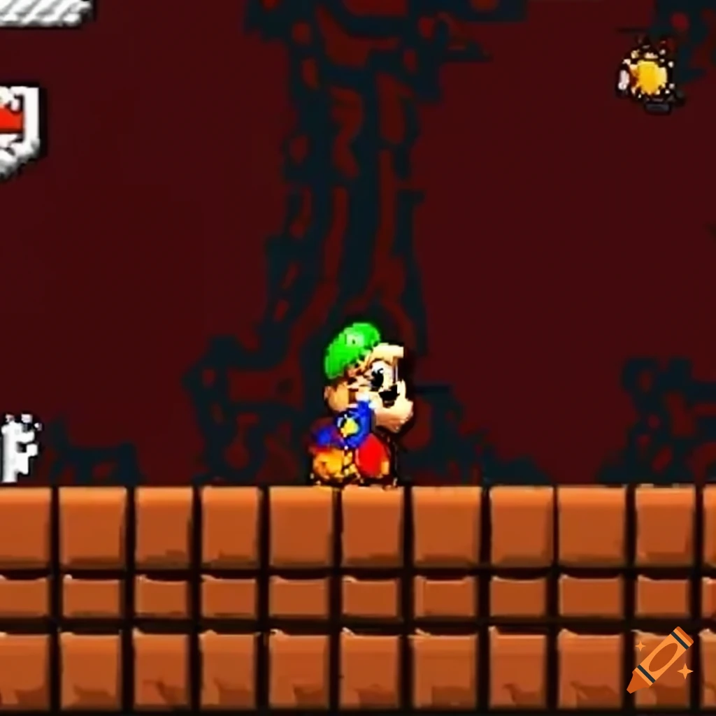 Classic mario gameplay screenshot