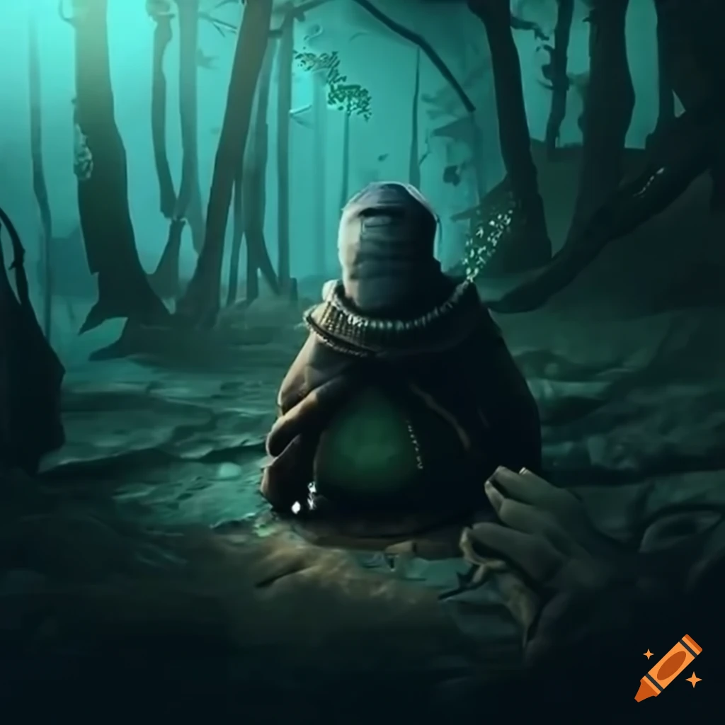 Image depicting a survival mode challenge on Craiyon